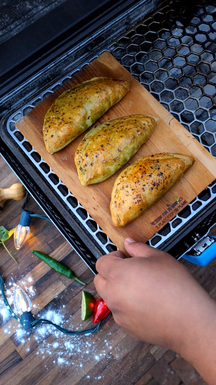 Christmas Cilantro Empanadas | NOMAD Grills